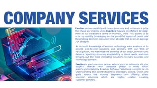 Exavibes Services Private Limited - Company Profile | PPT