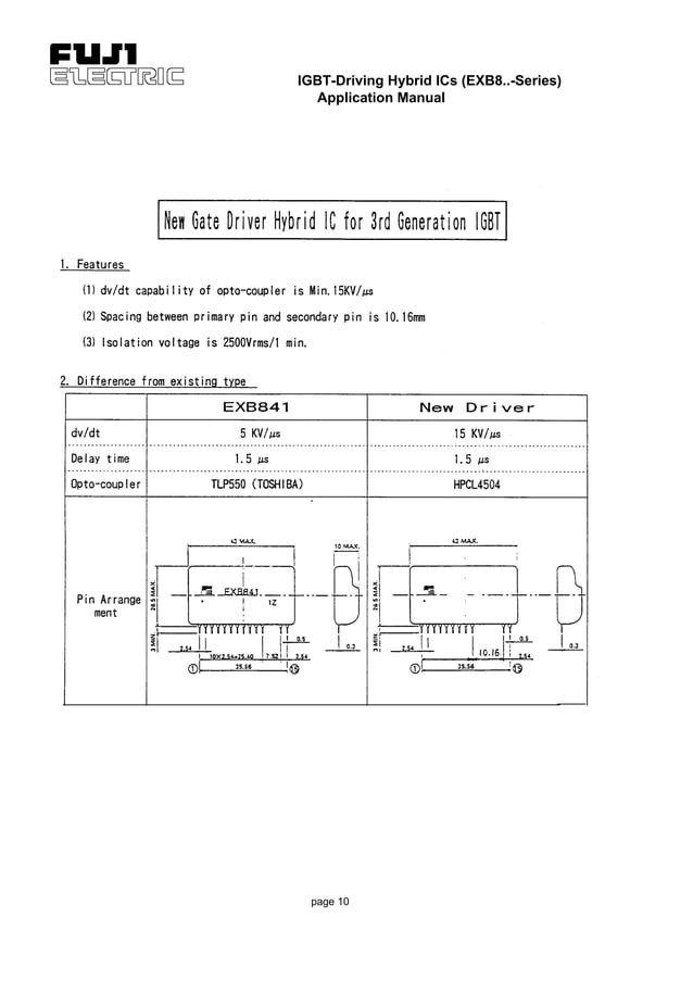 Original Driver IGBT EXB841 8841 SIP-13 New | PDF