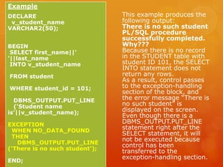 Different Kinds of Exception in DBMS | PPTX