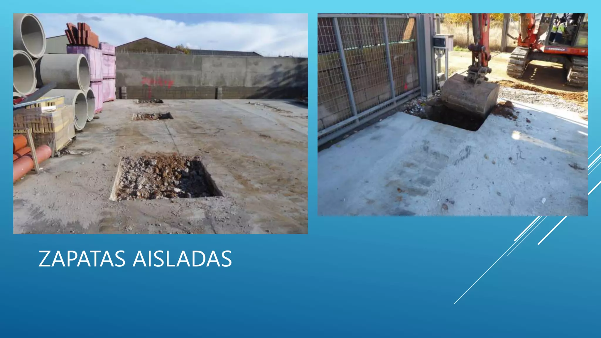 Excavaciones para distintos tipos de zapatas.pptx