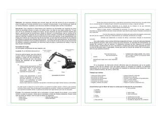 Excavadoras Datos de Maquinaria requeridas | PDF