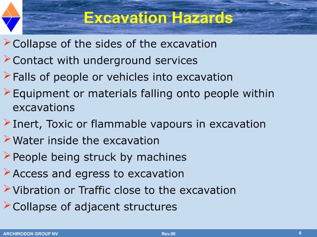 Excavation and trenching safety training | PPTX | Geology | Science