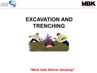 Construction Safety awareness training for excavation | PPTX