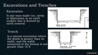 Excavation-Safety-1. Construction safety and health | PPTX