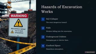 Excavation-Safety-1. Construction safety and health | PPTX