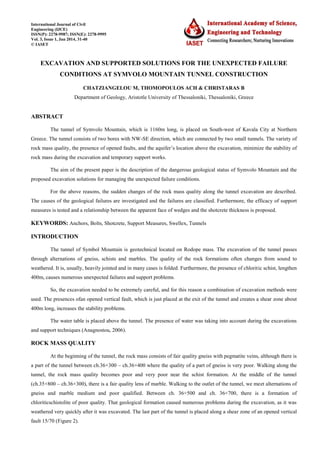 EXCAVATION AND SUPPORTED SOLUTIONS FOR TUNNEL.pdf