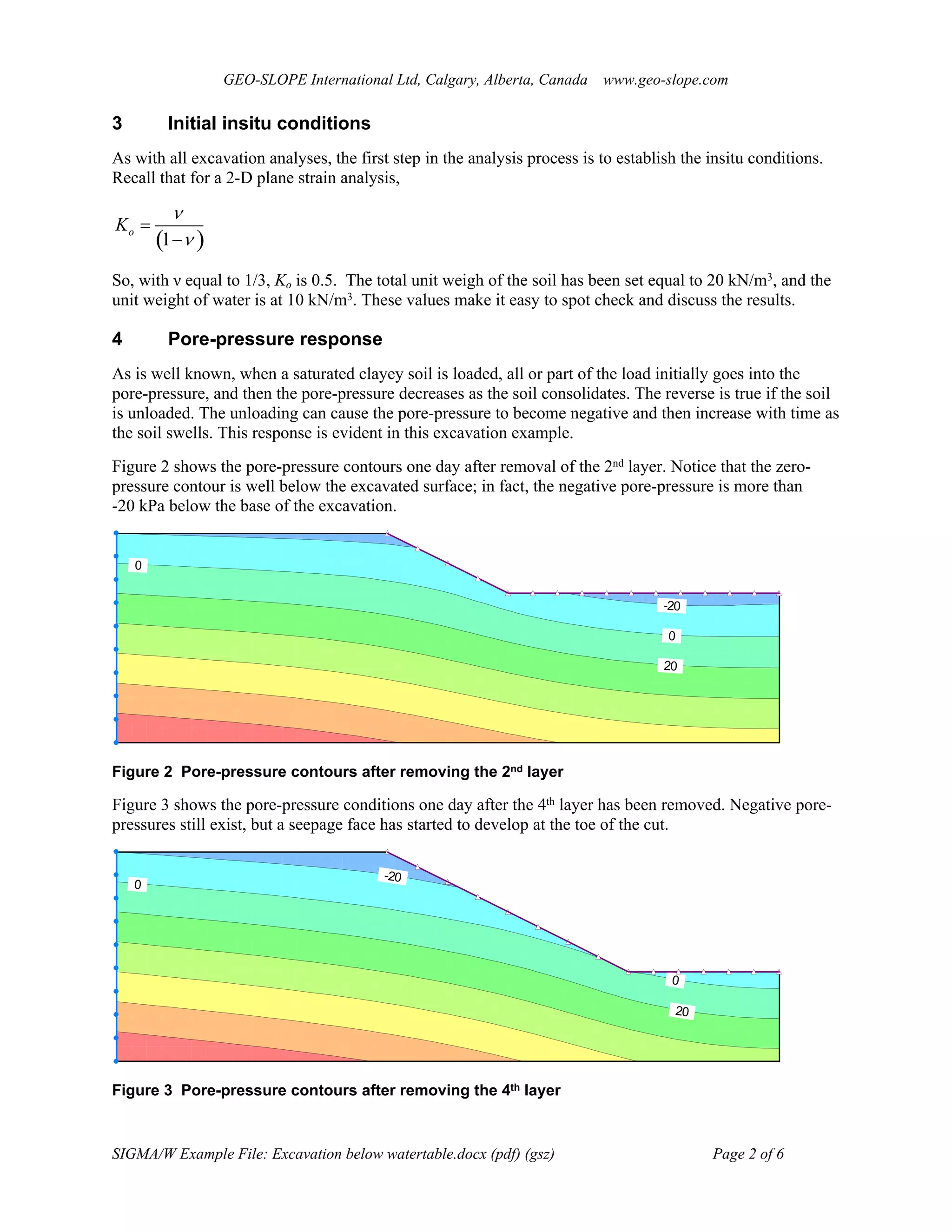 Excavation below watertable | PDF
