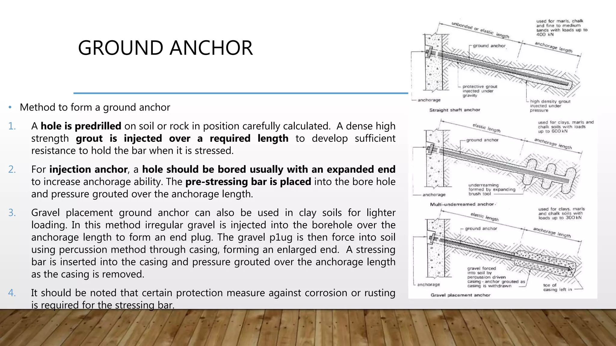 EXCAVATION FOR FOUNDATION - Methods & Temporary Earth Retaining ...