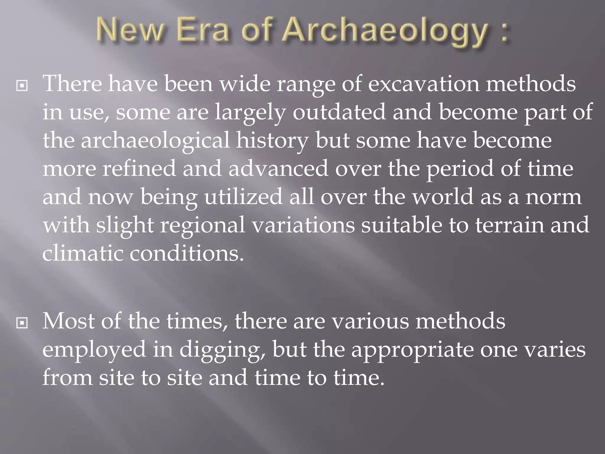 EXCAVATION METHODS AND ITS IMPORTANCE | PPTX