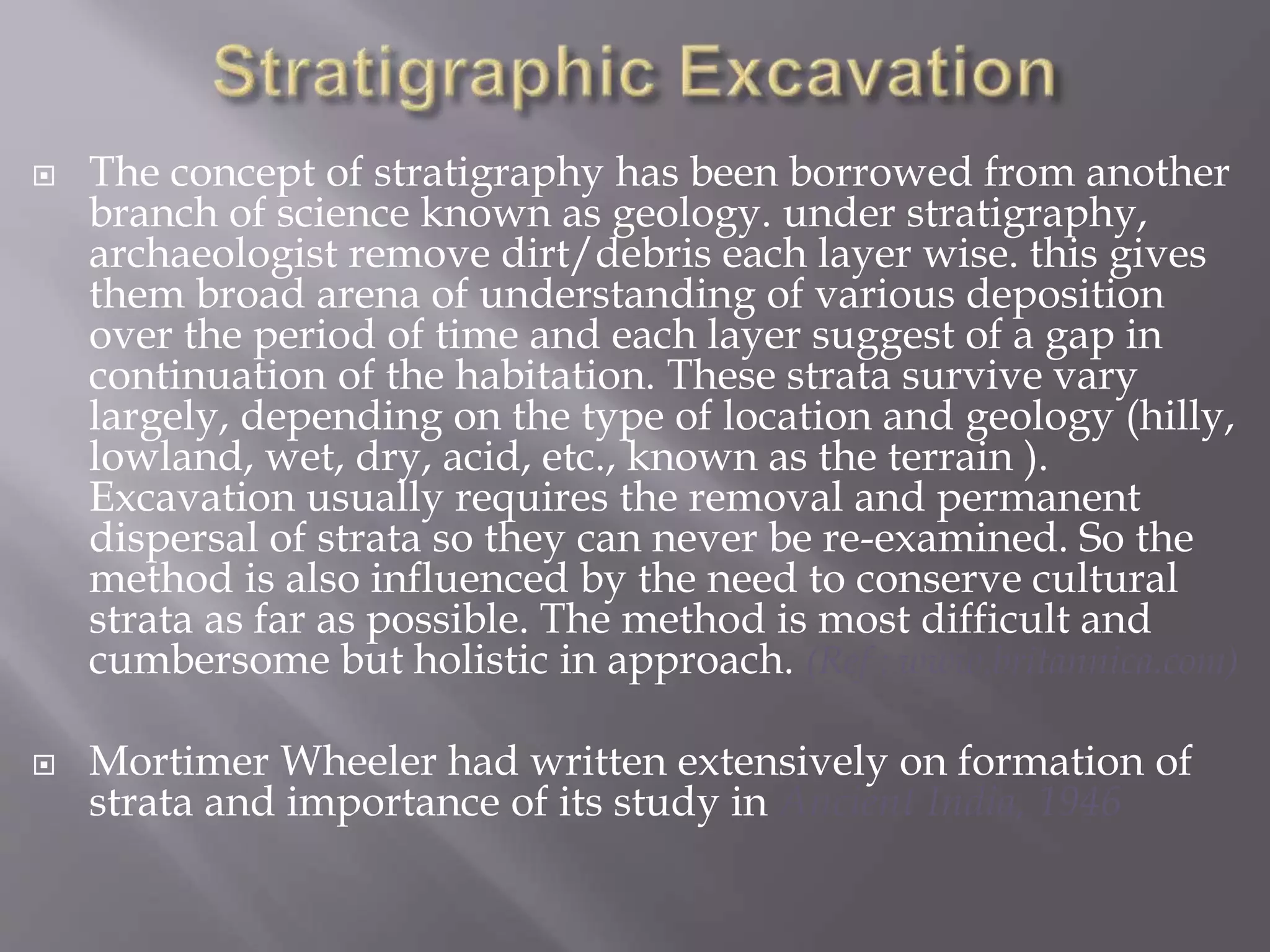 EXCAVATION METHODS AND ITS IMPORTANCE | PPTX