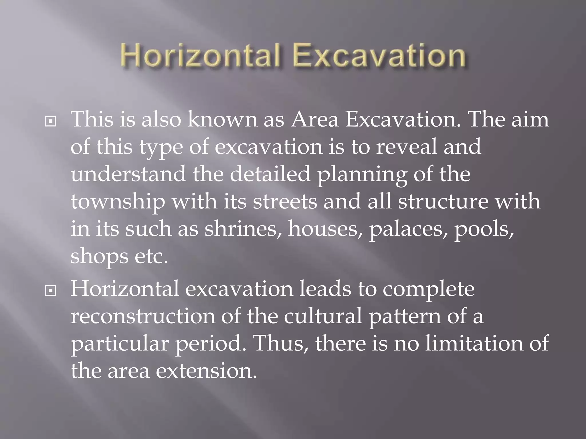 EXCAVATION METHODS AND ITS IMPORTANCE | PPTX