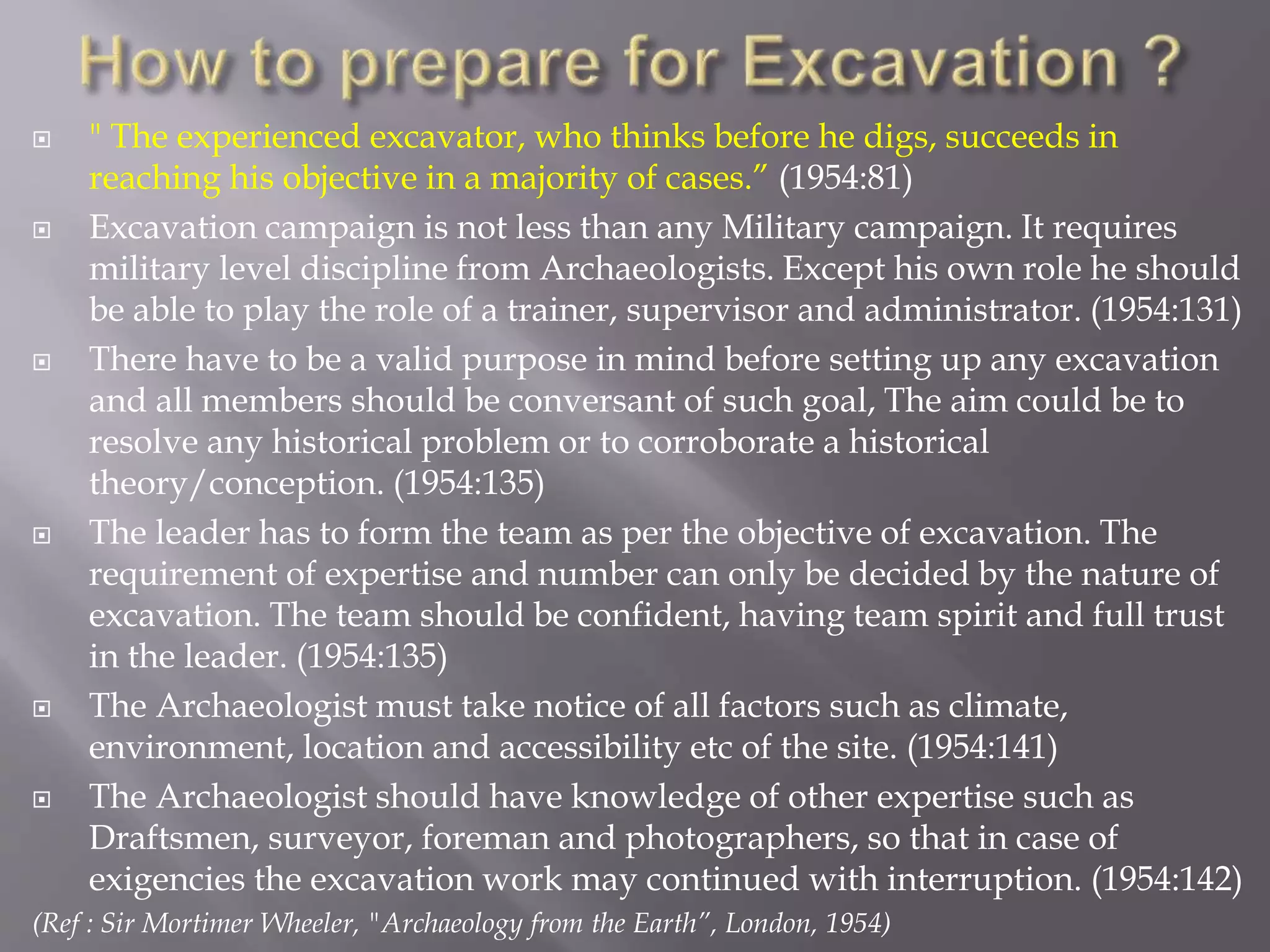 EXCAVATION METHODS AND ITS IMPORTANCE | PPTX