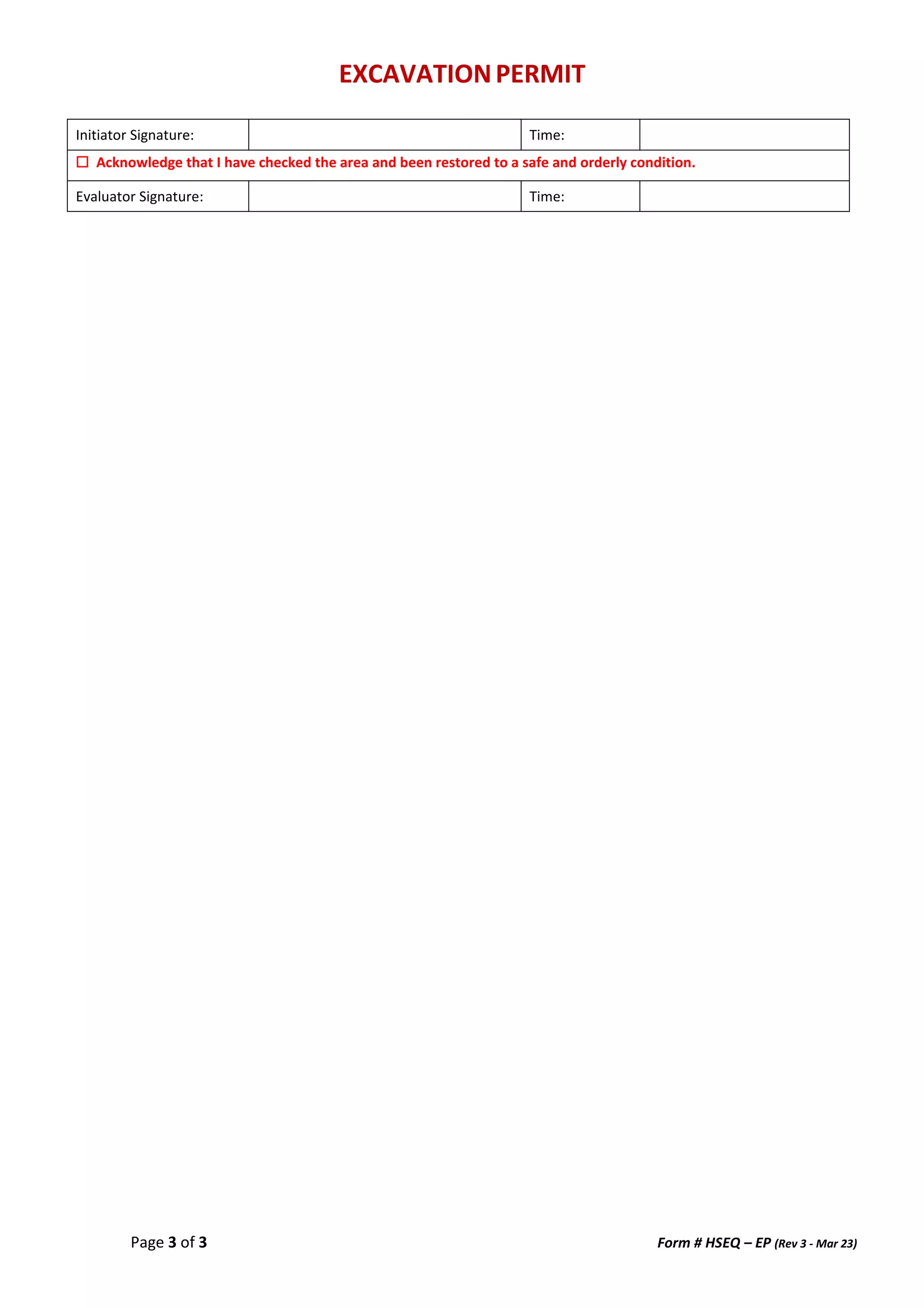 EXCAVATION PERMIT Form # HSEQ - EP Rev 3.docx