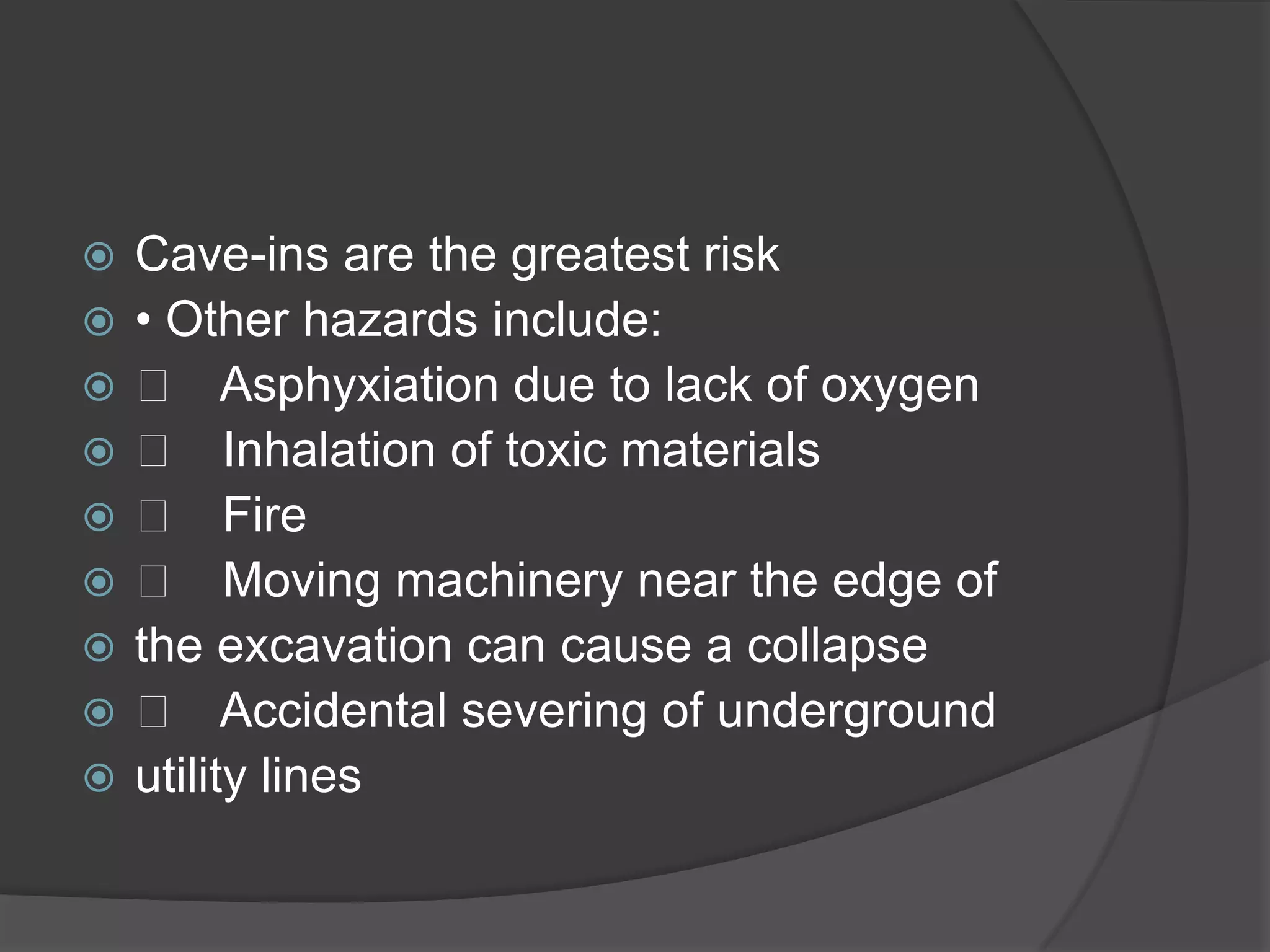 Excavation safety | PPTX