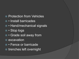 Excavation safety | PPTX