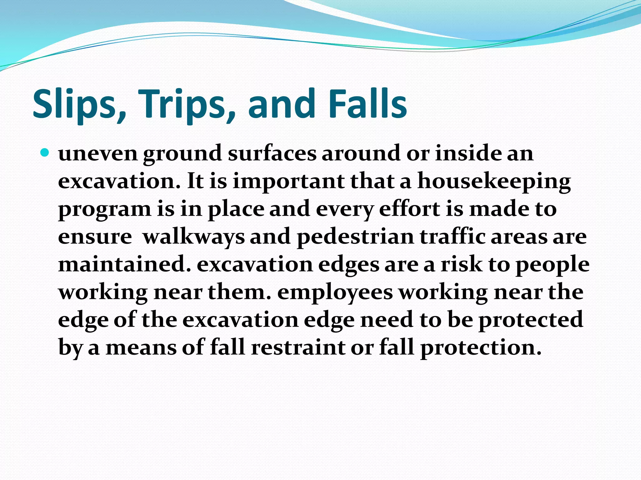 Excavation safety | PPTX