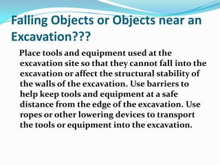 Excavation safety | PPTX
