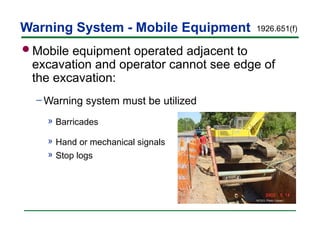 Excavation safety as per 1926 subpart P.pptx
