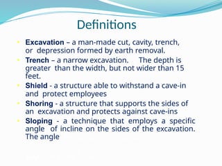 EXCAVATION Safety-HSE PPT 02-DDPL.pptx hse awareness program | PPTX