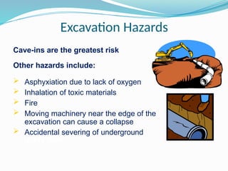 EXCAVATION Safety-HSE PPT 02-DDPL.pptx hse awareness program | PPTX