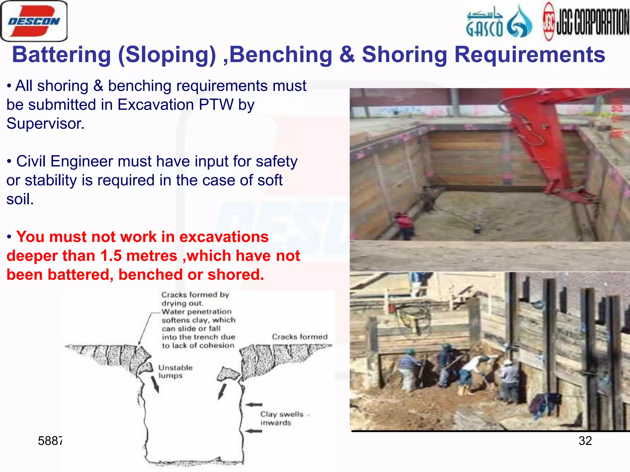 Excavation & trenching | PPTX