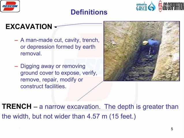 Excavation & trenching | PPT