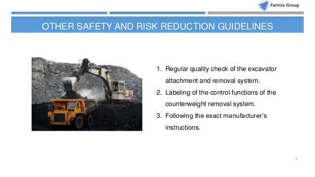 Excavator Counterweight: Safety Precautions