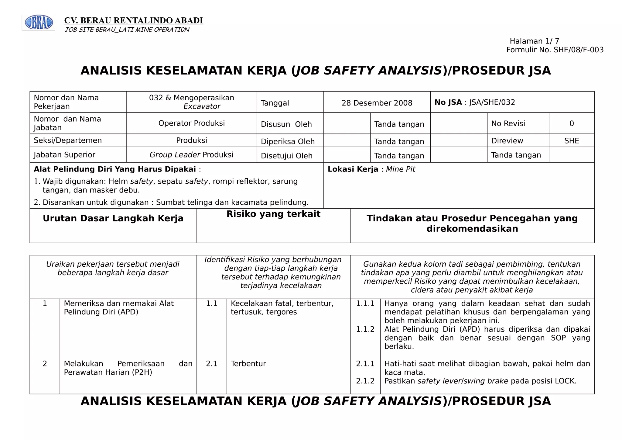 (Excavator) JSA-Mengoperasikan-Excavator.pdf