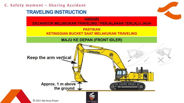 Excavator safety operation & excavation training by an power | PDF