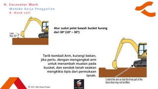 Excavator safety operation & excavation training by an power | PDF