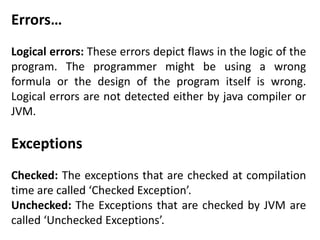 Excception handling | PPT