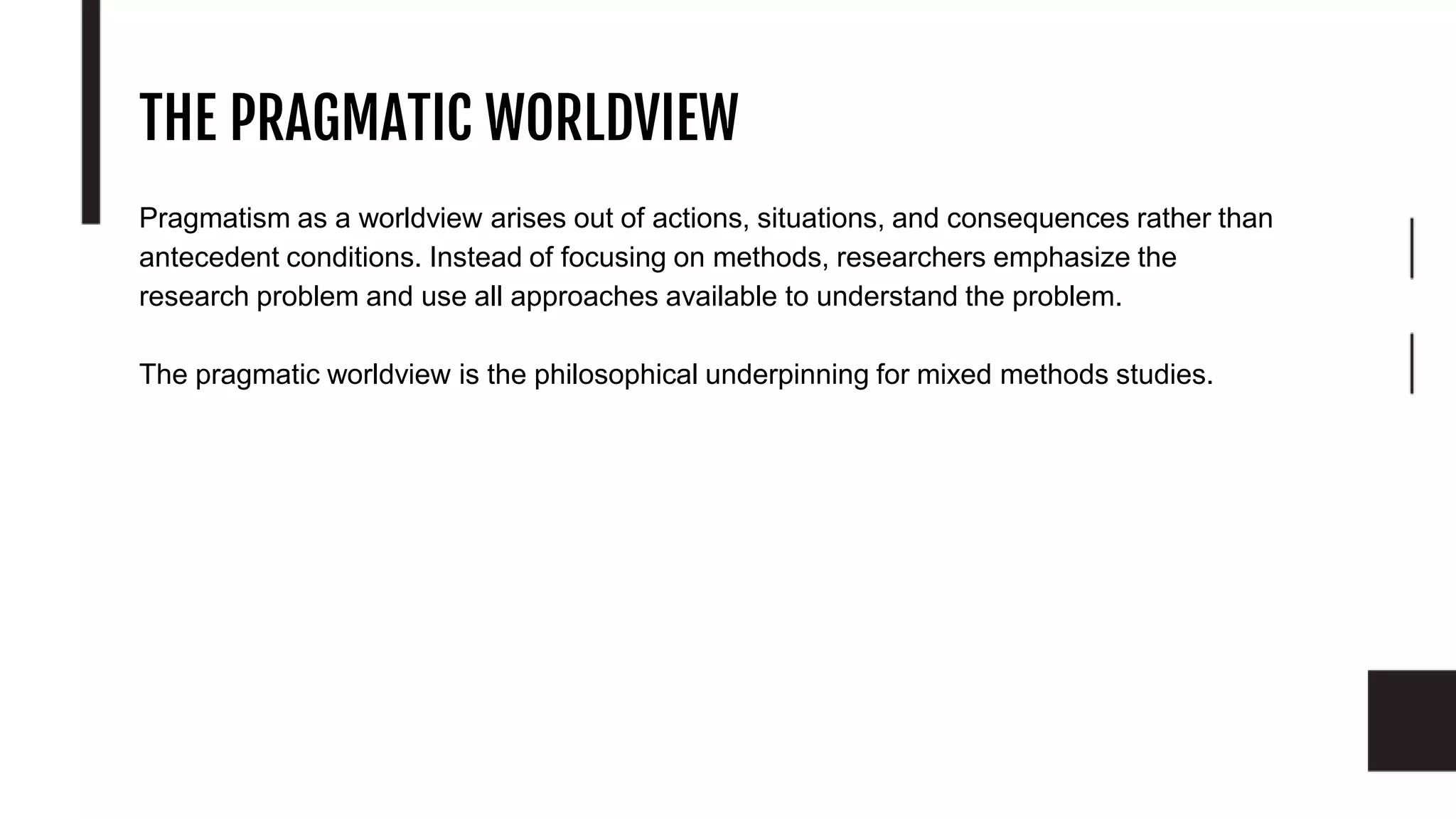 Module 1: The Selection of Research Approaches | PPTX