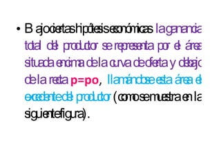Excedente Del Productor | PPT