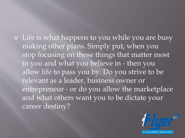 Exceed your career goals | PPT