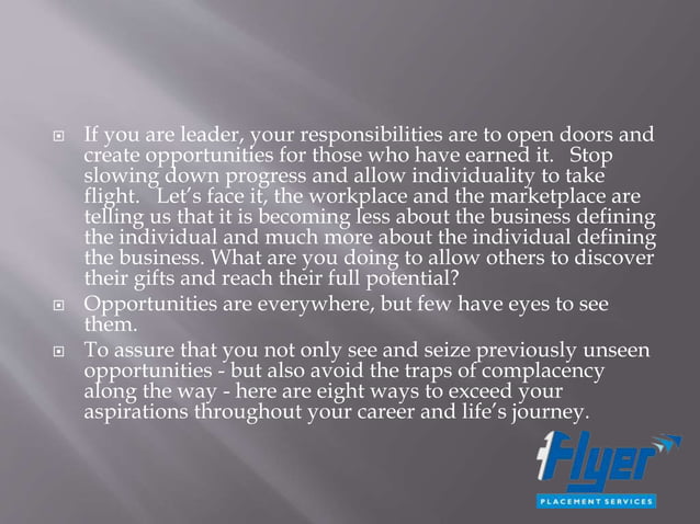 Exceed your career goals | PPT