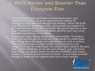 Exceed your career goals | PPT
