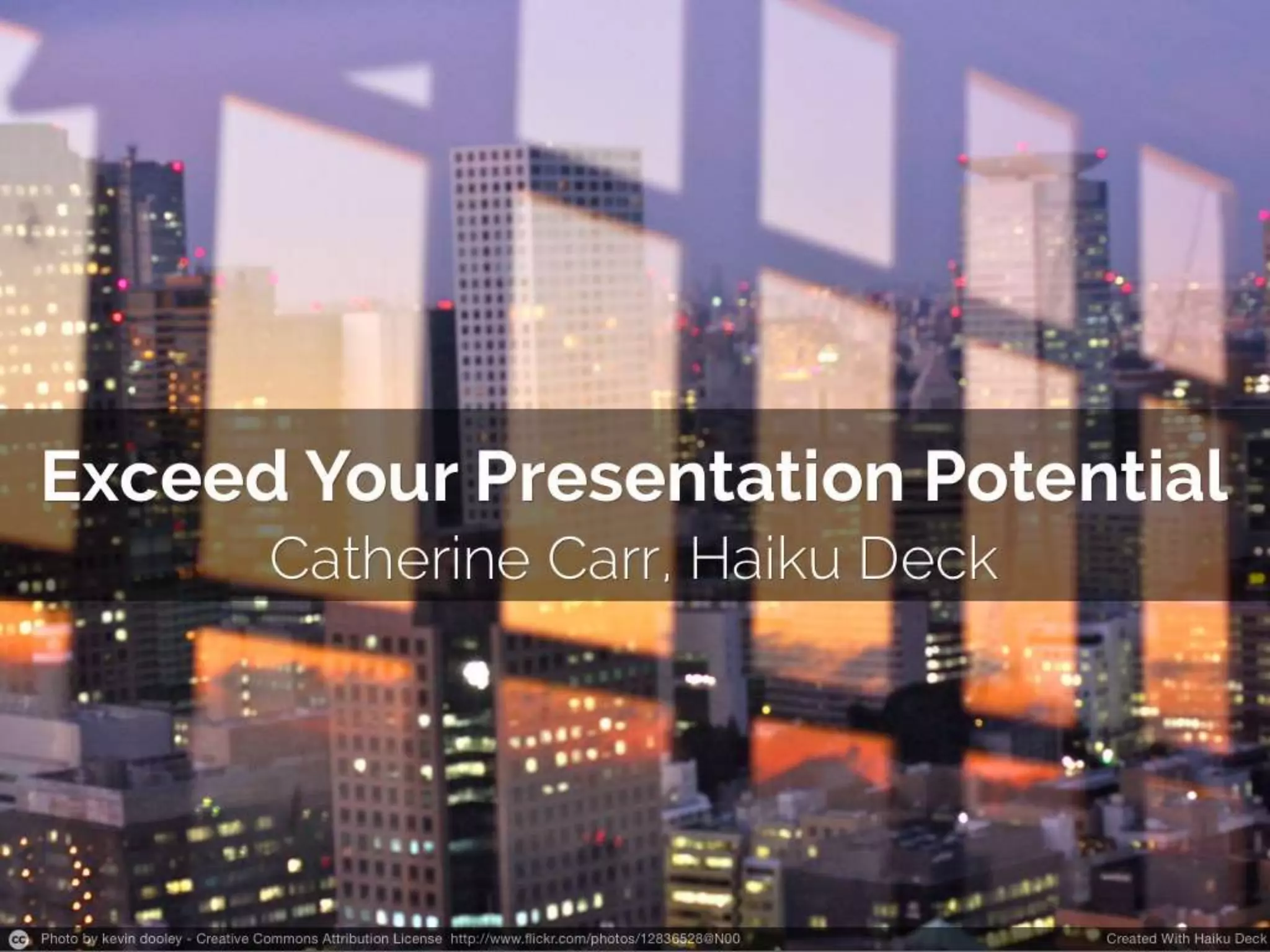 Exceed your presentation potential | PPT