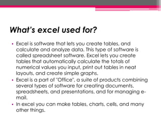 EXCEL | PPTX