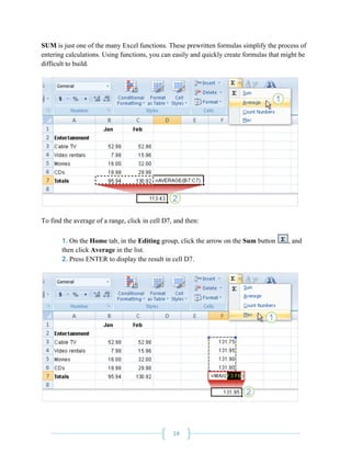 Intro to Microsoft Excel 2007 | PDF