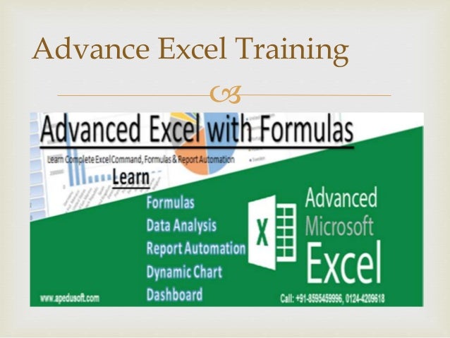 Best Excel, Advance Excel and Excel with VBA Training in Gurgaon
