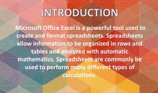PPT On Microsoft Excel 2007 Full Information. | PPTX | Desktop ...