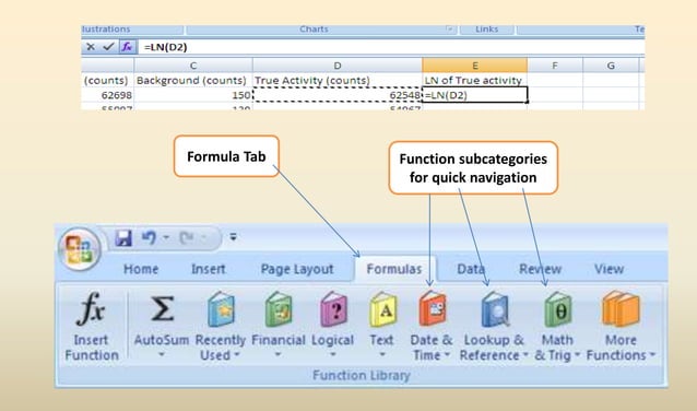 PPT On Microsoft Excel 2007 Full Information.