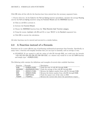 Excel.fns frmls | PDF