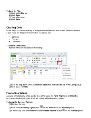 Excel | PDF