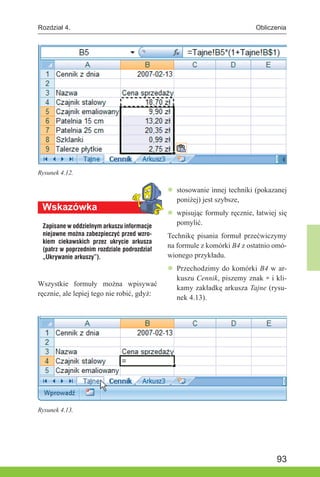 Excel 2007 PL. Ilustrowany przewodnik | PDF