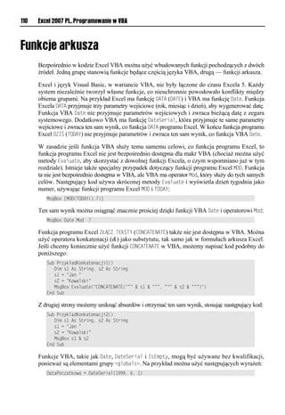Excel 2007 PL. Programowanie w VBA | PDF | Programming Languages | Computing