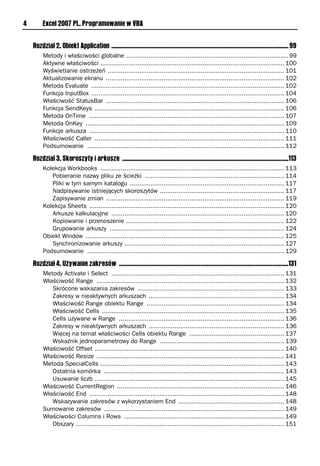 Excel 2007 PL. Programowanie w VBA | PDF | Programming Languages | Computing