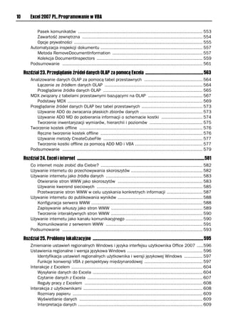 Excel 2007 PL. Programowanie w VBA | PDF | Programming Languages | Computing