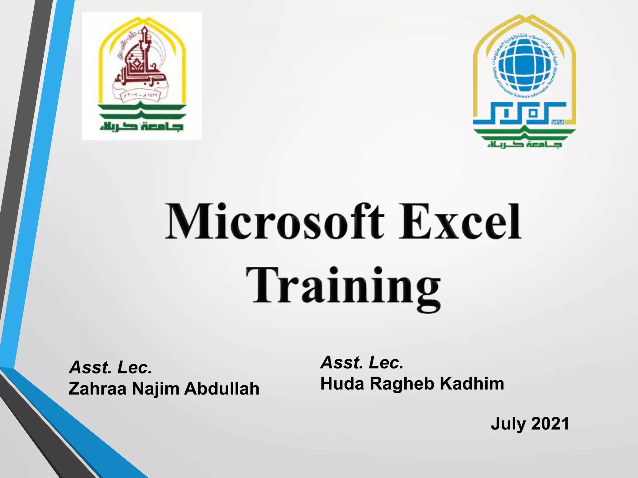 Microsoft Excel Training | PPT