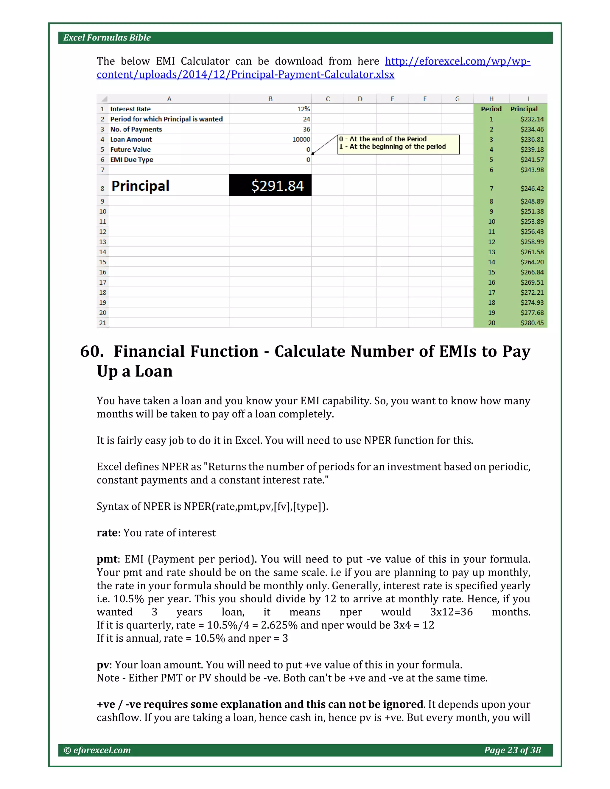 Excel - Formula Bible | PDF